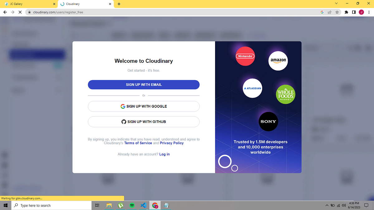Where to find Cloudinary API Keys for Gatsby JC Gallery Project | by Jed Alvarez Uy Bentillo ...
