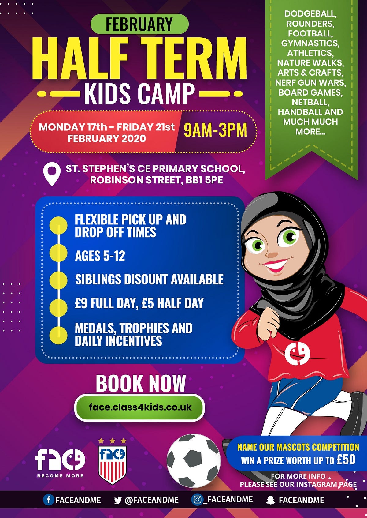 FACE. February Half Term Kids Camp | by FACE - Family and Community ...