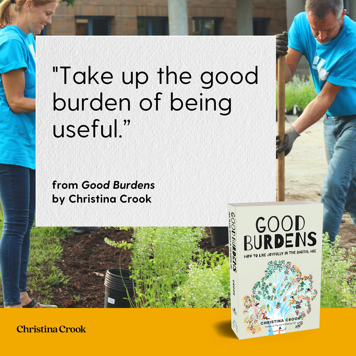 The Good Burden of Being Useful. A reflection from “Be Useful” in my ...