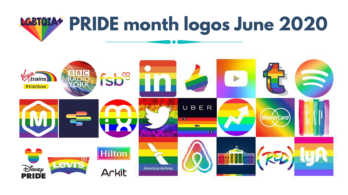 Logo Cause and Curiosity Effect! — Pride Month Logos Go Full Circle | by arkit global | Medium