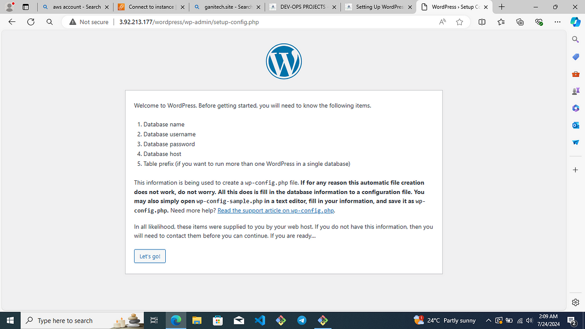 Setting Up WordPress on Ubuntu Instance in AWS: A Comprehensive Guide ... Setting Up WordPress on Ubuntu Instance in AWS: A Comprehensive Guide ...
