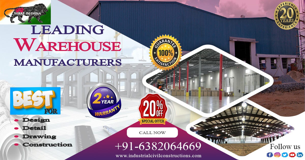 Warehouse Construction Company| Industrial Shed Builders| Godown Shed ...