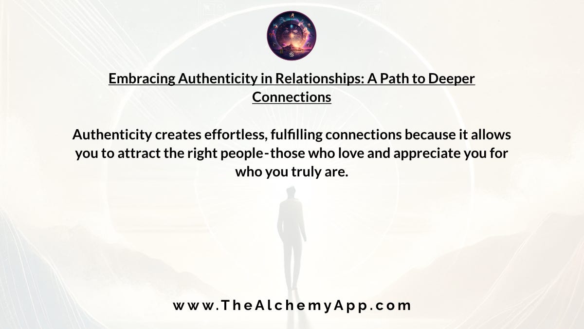 Embracing Authenticity in Relationships: A Path to Deeper Connections ...
