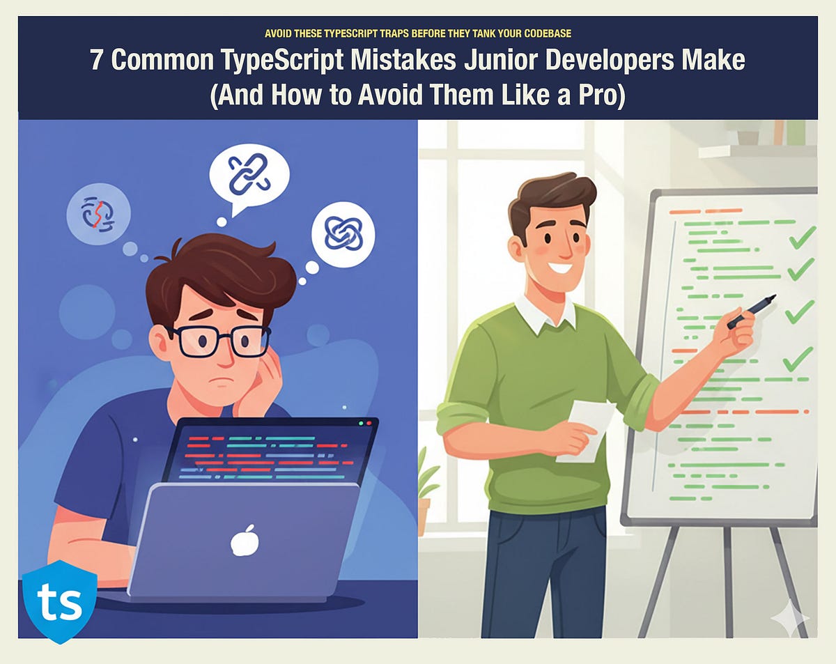7 Common Typescript Mistakes Junior Developers Make And How To Avoid