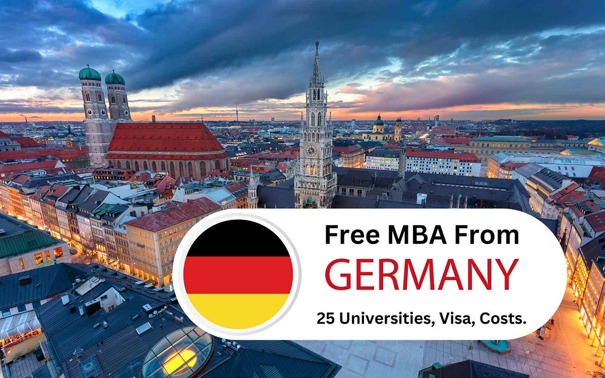 Studying MBA in Germany for Free. Studying at a public university in ...