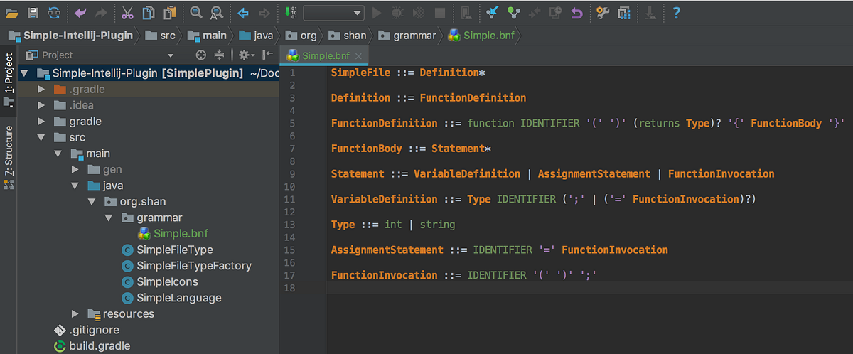 Custom language plugin development for IntelliJ IDEA — Part 02 | by ...