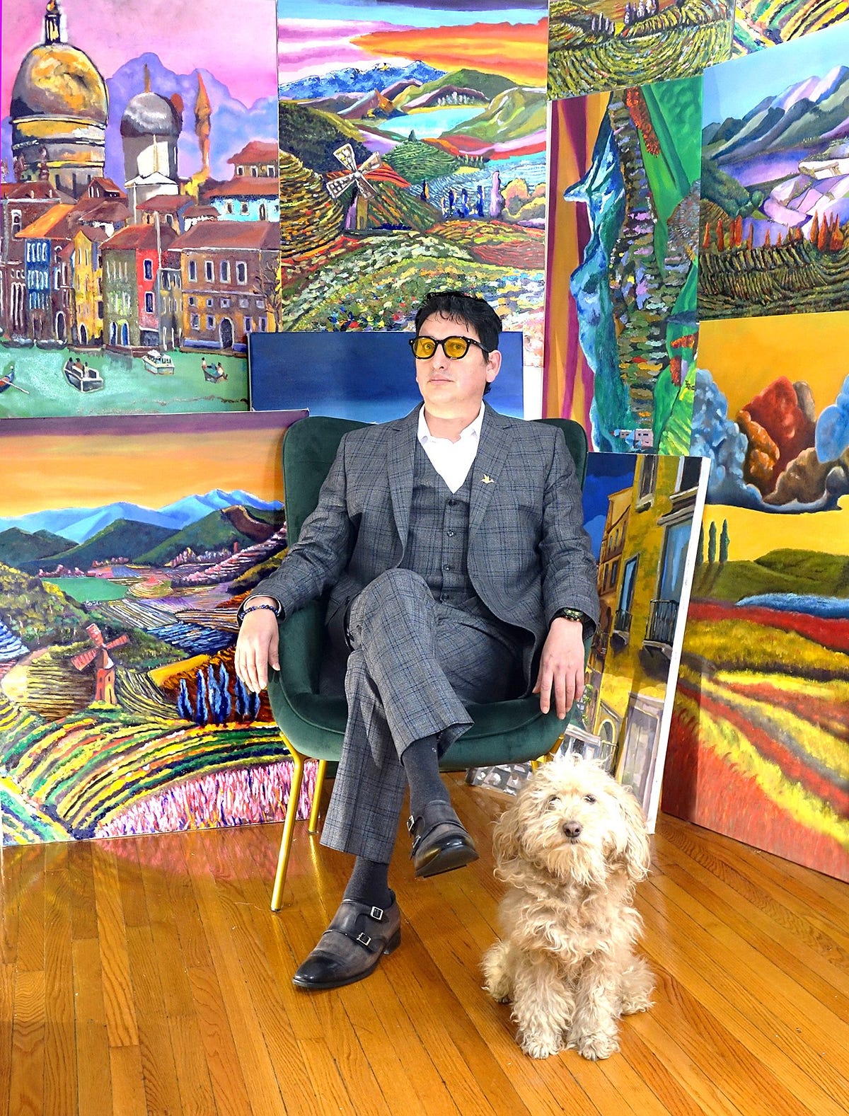 V3-NO.4 A Lifelong Dedication to Art and Painting with Colombian Artist ...