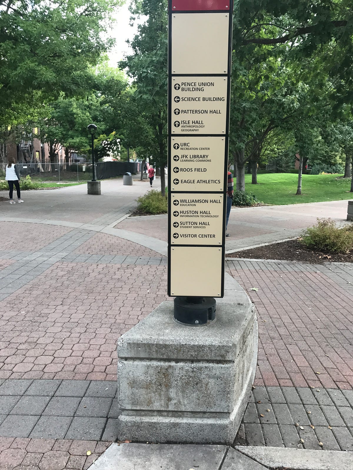 An Example to Improve On. I think the signs around campus have… | by ...