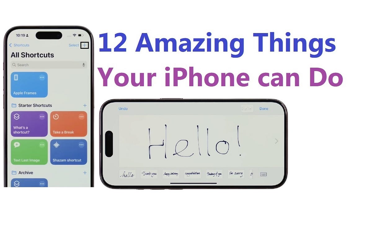 12 AMAZING Things You Don’t Know Your iPhone Can Do | by Faizan Saghir ...