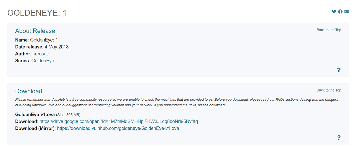 GoldenEye:01 Walkthrough. This machine was created by creosote. | by Abin | Medium