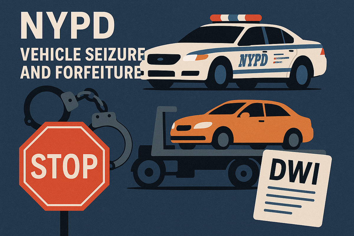 NYPD Vehicle Seizure and Forfeiture in DWI Cases: What Drivers Need to ...