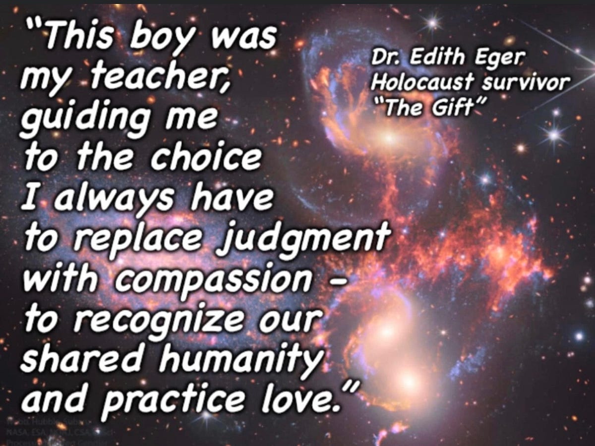 “This boy was my teacher, guiding me to the choice I always have to ...
