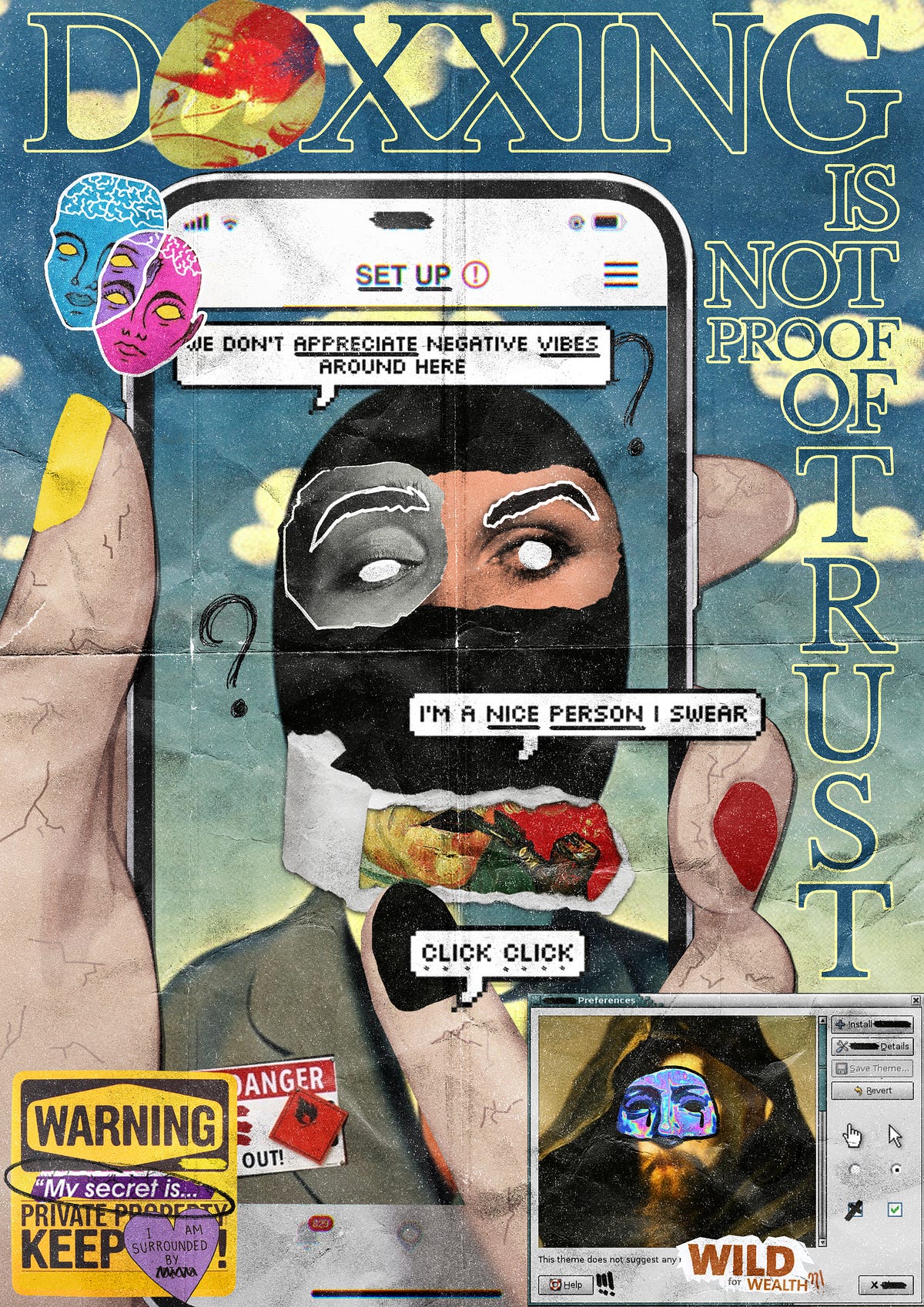 Doxxing Is Not Proof Of Trust #003 | by 365 Days Posters | Medium