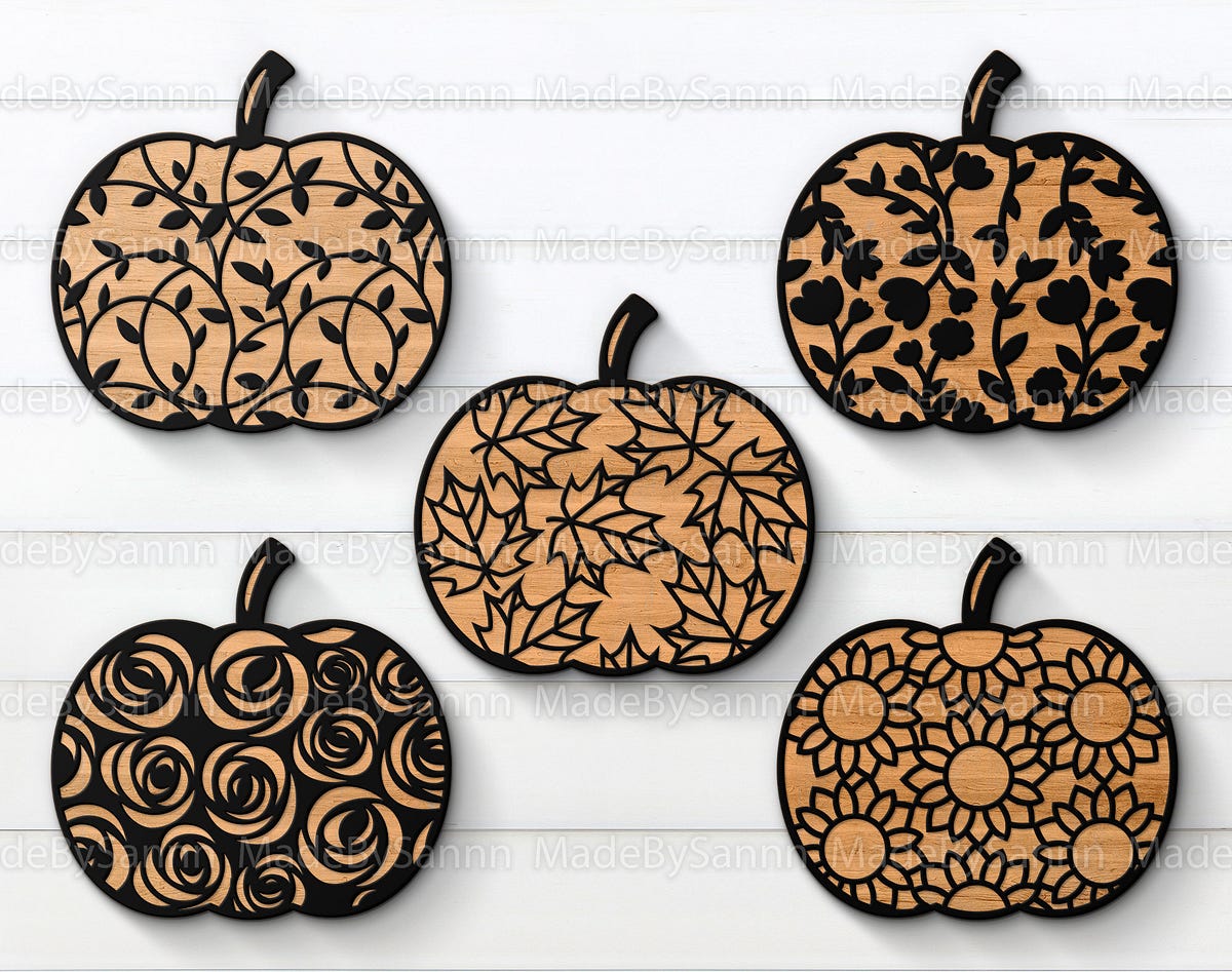 Pumpkin Bundle svg, Pumpkin Laser Cut File, Autumn Pumpkin svg ...