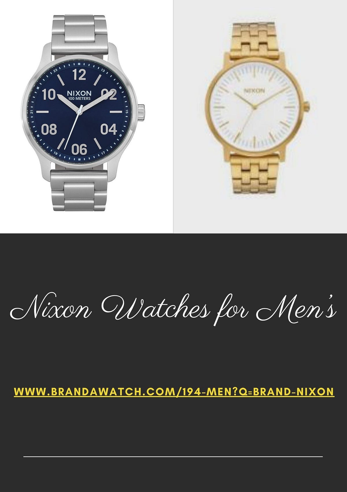 Nixon Watches for Men’s - Brandawatch - Medium