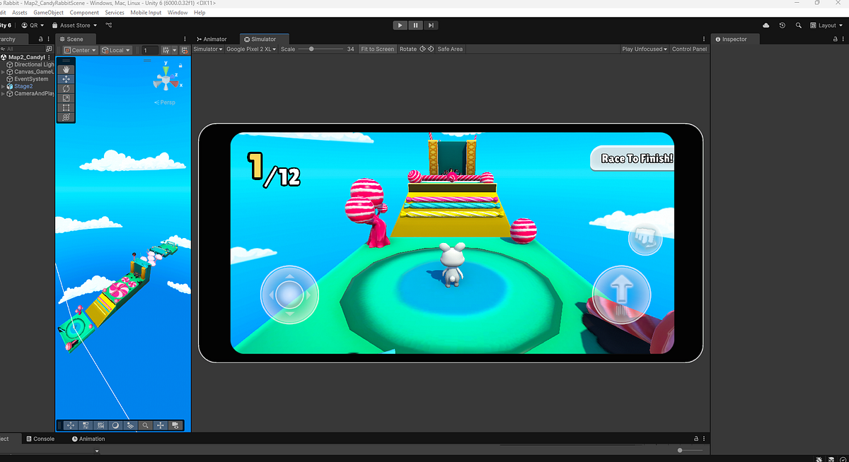 weWorld | Part 16: Map 2 Candy Rabbit | Web3 Games | Game Development in Unity - Quip Rabbit ...