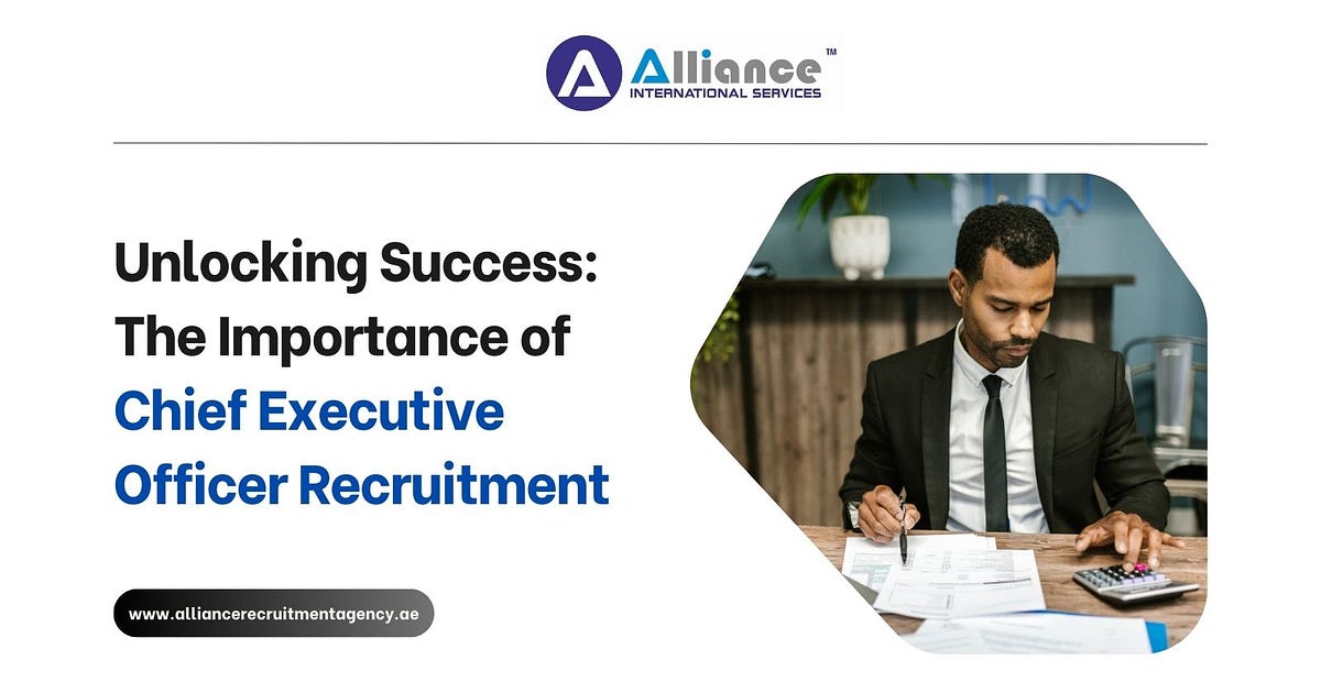 Unlocking Success: The Importance of Chief Executive Officer ...