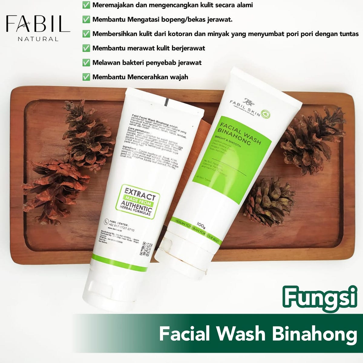Fungsi facial wash fabil natural. FABIL NATURAL AJAIB TEROBOSAN, WA ...