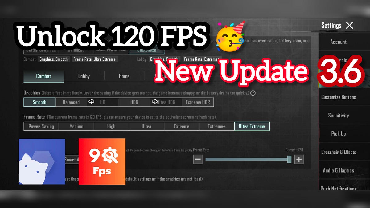 How to unlock 120 fps in Pubg Mobile/ Bgmi Unlock 120 fps in Pubg/Bgmi To unlock 120 fps in Pubg ...