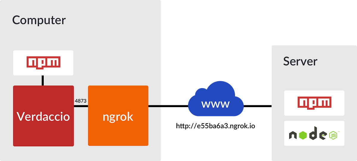 Testing your npm package before releasing it using Verdaccio + ngrok ...