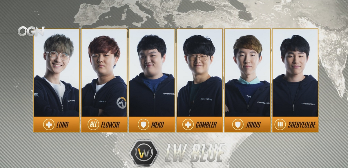 Meet the Koreans — the ‘Who’s Who’ of Korean Overwatch, LW Blue | by R ...