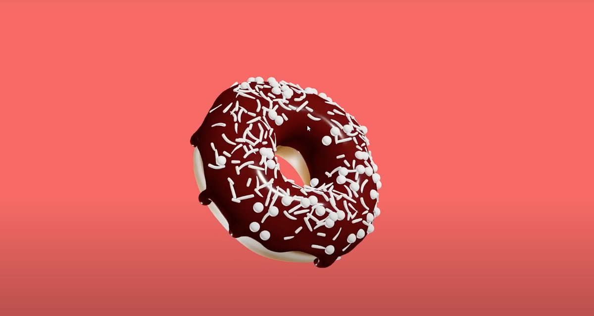 From Blender to the Web: Creating a 3D Donut Animation with React and Three.js | by Project Nevo ...