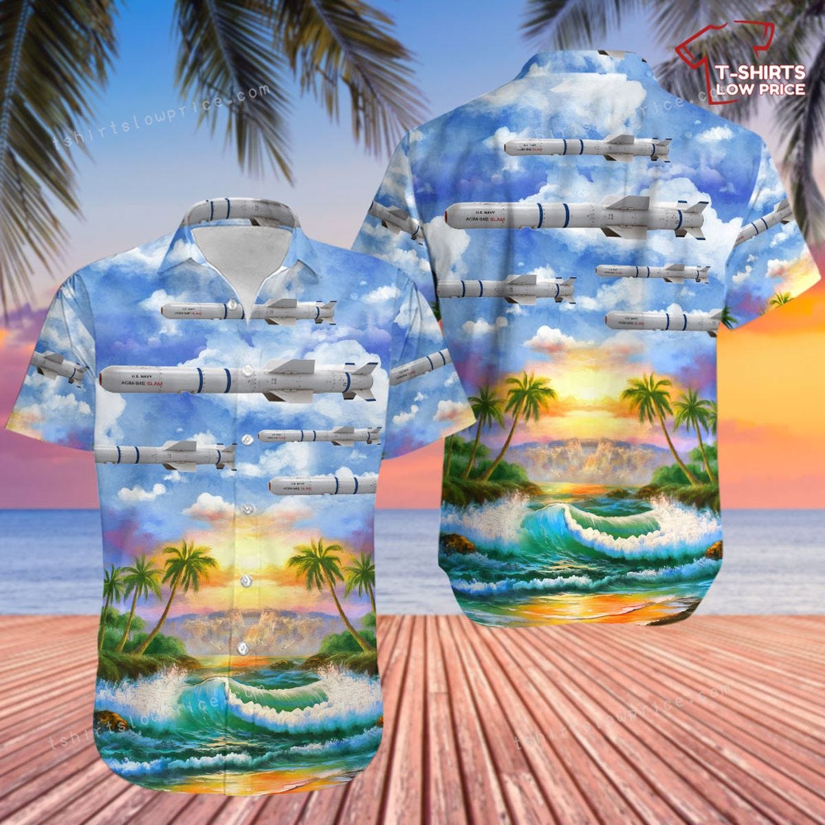 AGM-84 Harpoon Missile Hawaiian Shirt | by Agnes Jump | Medium