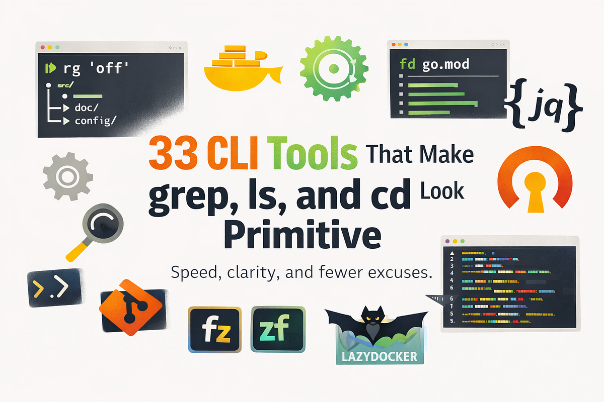 33 CLI Tools You Need to Try. Not because they’re trendy. Because… | by ...