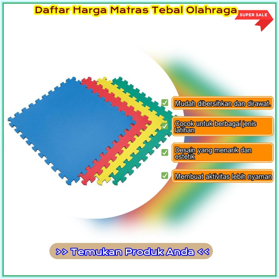 Daftar Harga Matras Tebal Olahraga - Alat Lompat Tinggi - Medium