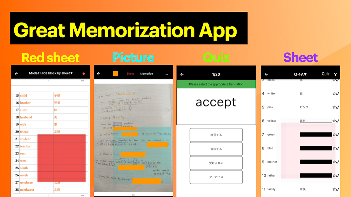 3 study apps! memorization, study schedule, time management | by Flashcards app Kakuseru | Medium