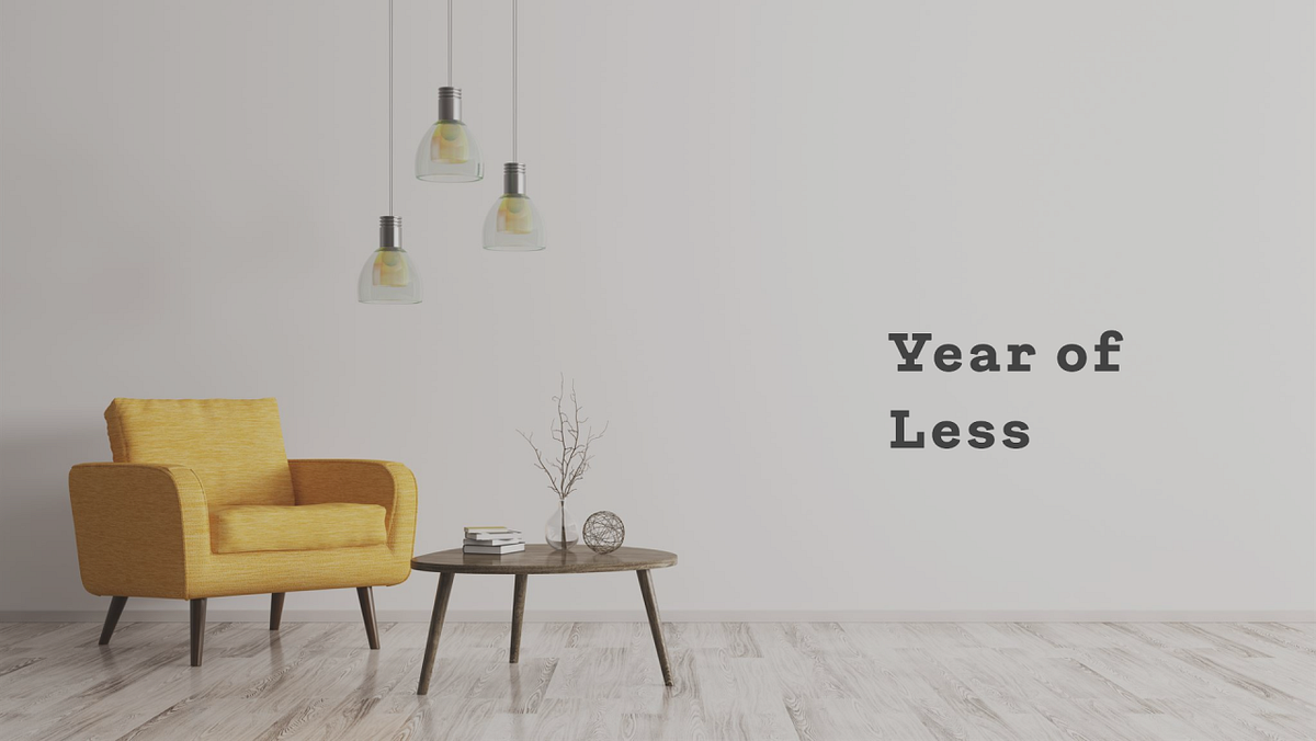 Year of Less. I work in a city known for it’s extreme… | by jamie ...