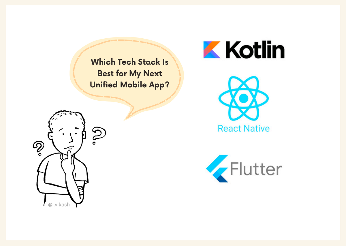 Which Tech Stack is Best for Your Mobile App? Comparing Flutter, Kotlin Multiplatform, and React ...