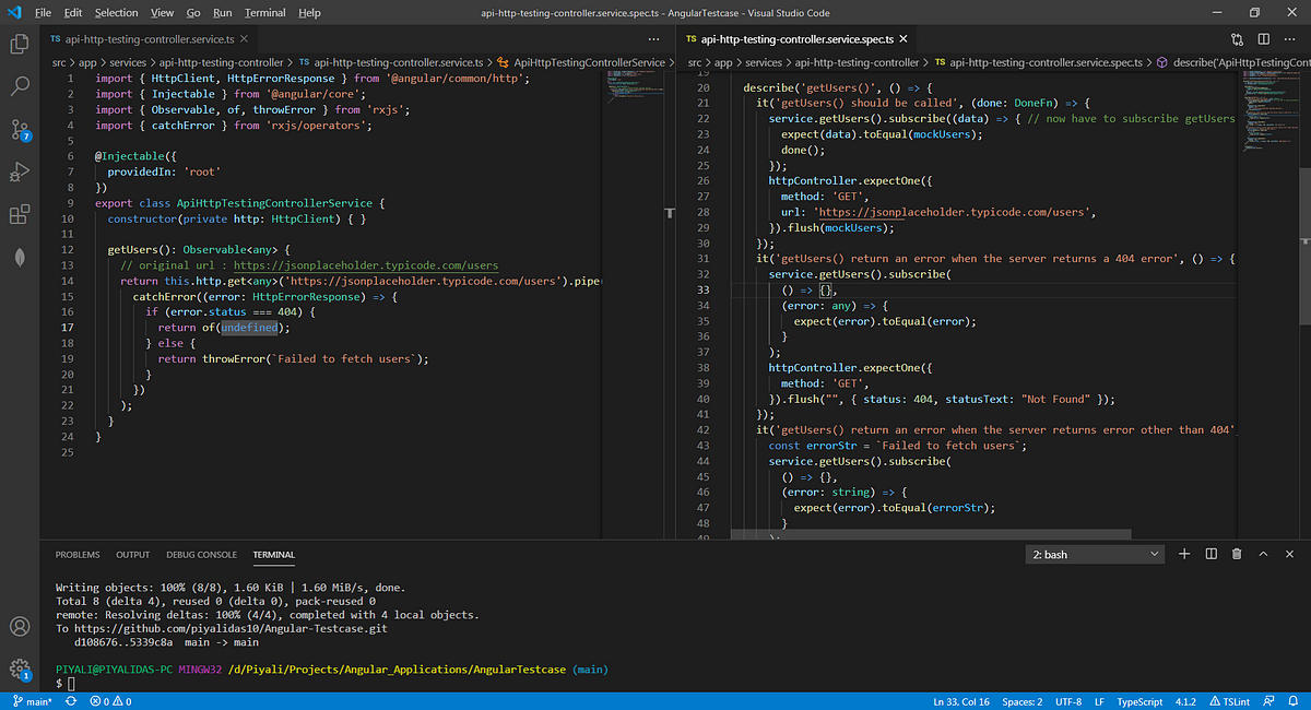 Angular Test case — HTTP request (GET) using HttpTestingController | by ... Angular Test case — HTTP request (GET) using HttpTestingController | by ...