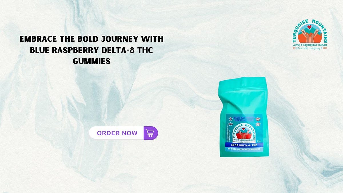 Blue Raspberry Delta-8 THC Gummies – TQ Mountain | Medium