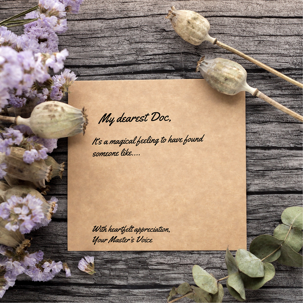 Dear Doc. A Love Letter To My Doctor 😉 | by Your Master's Voice | Growl ...