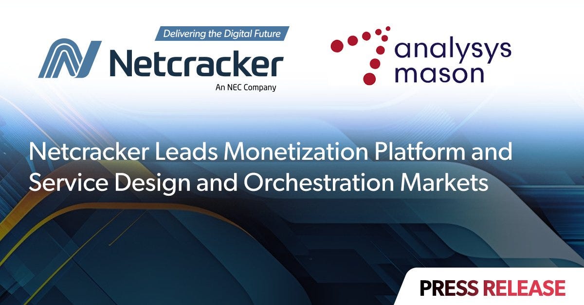 Netcracker Leads Monetization Platform and Service Design and Orchestration Markets - Netcracker ...