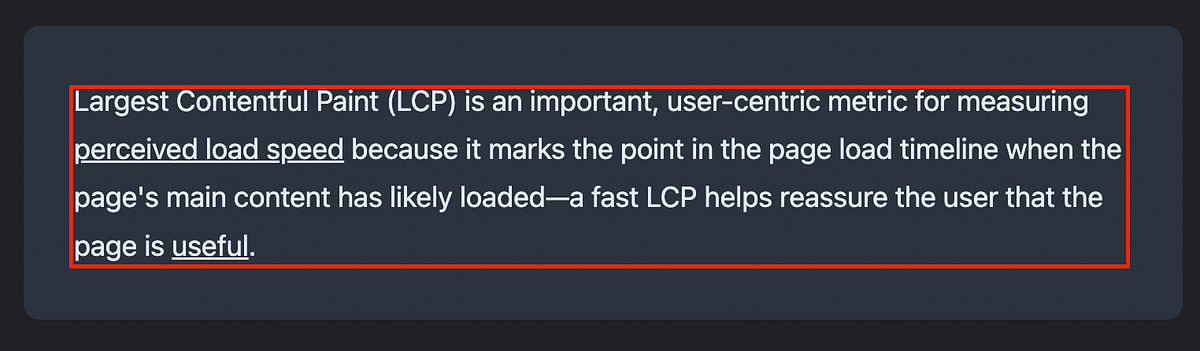 網頁核心三大指標 — Largest Contentful Paint (LCP) | by 拉拉 | 拉拉的程式筆記 | Medium