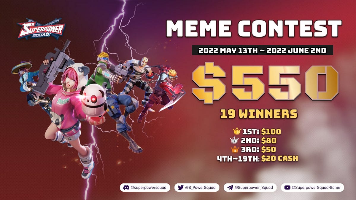 SUPERPOWER SQUAD MEME CONTEST. As part of the series of campaign… | by ...