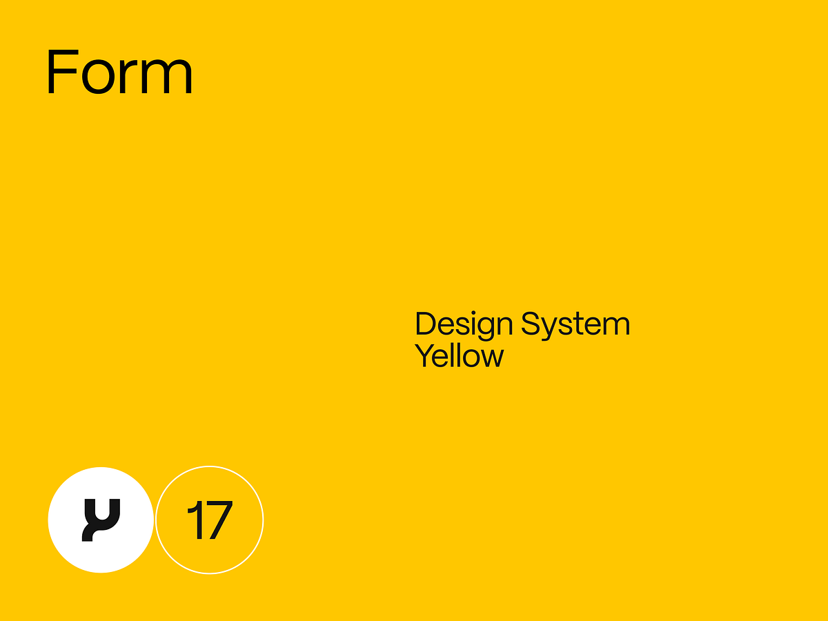 Form (input, select, textarea, datepick). Design System • Yellow | by ...