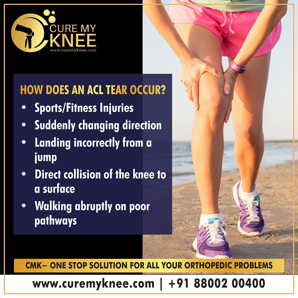 ACL Treatment In Delhi - Cure My Knee - Medium