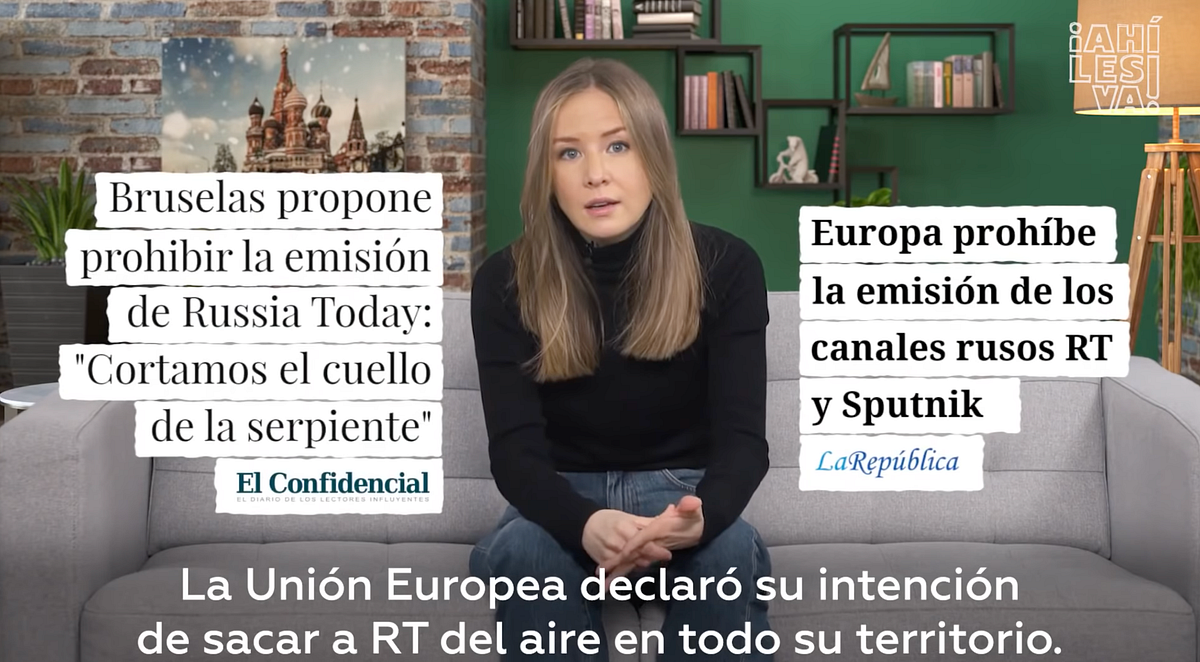 Videos in Spanish created by Kremlin outlets reappear on YouTube ...