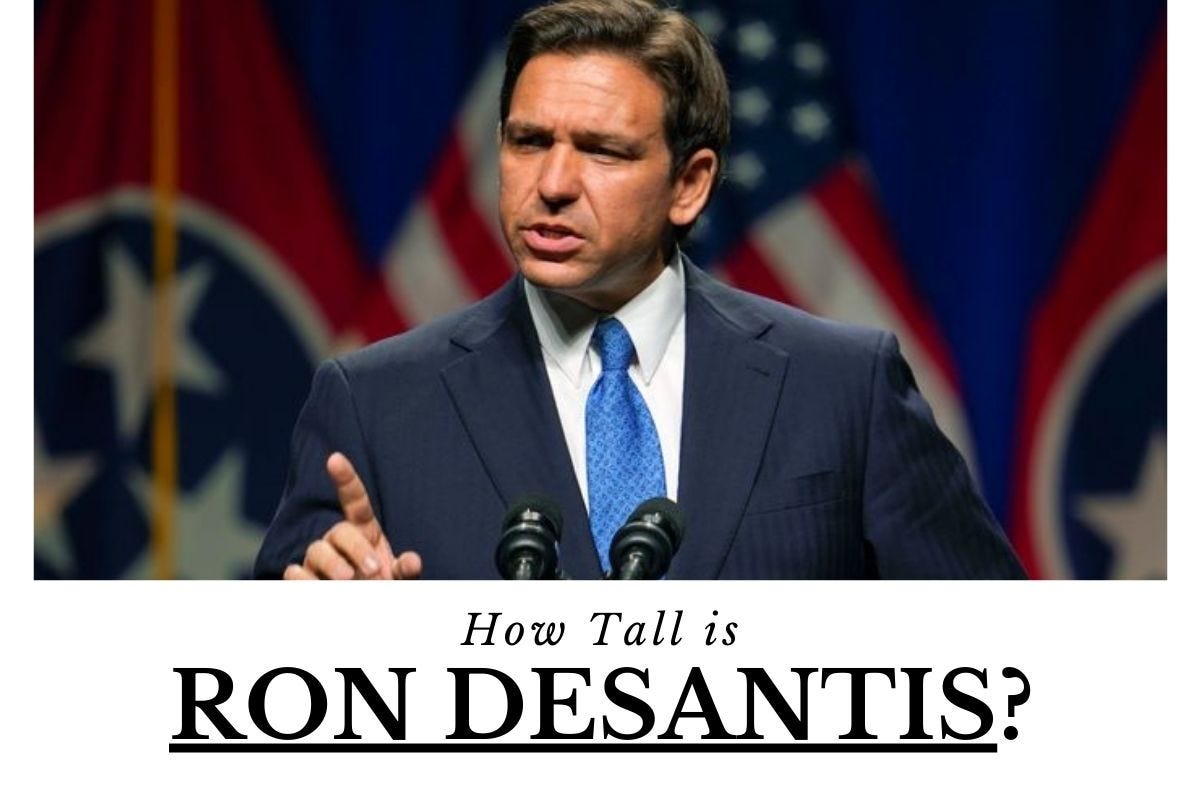 How Tall is Ron DeSantis? Discovering the Florida Governor’s Height ...