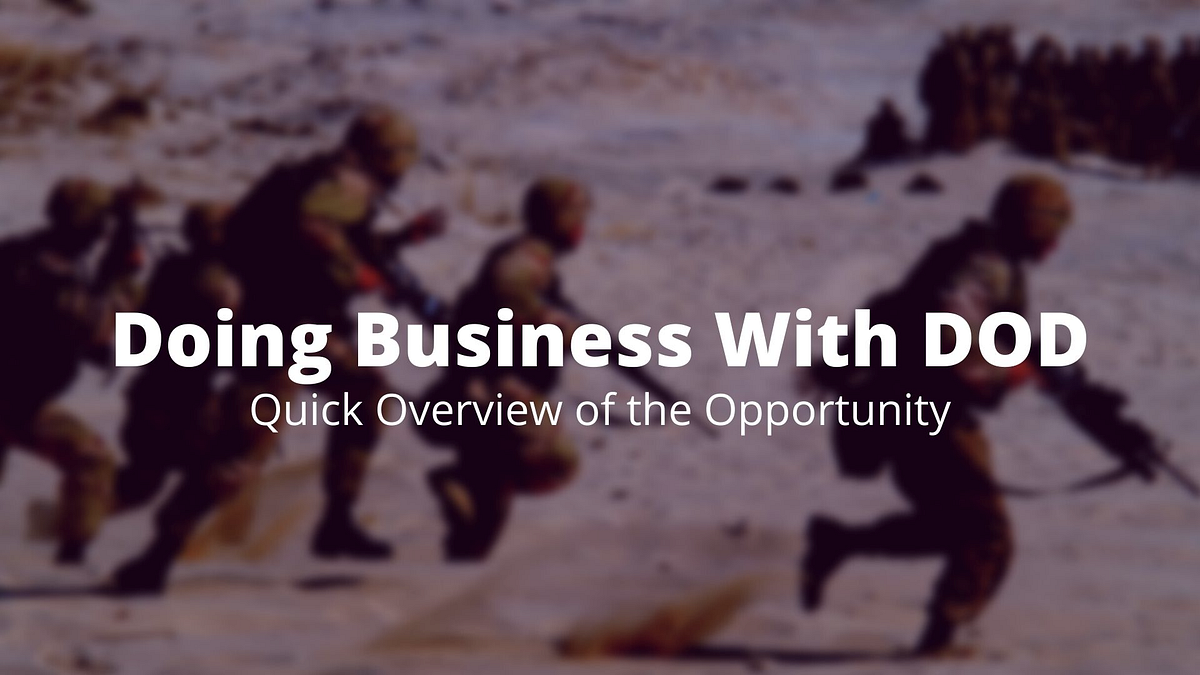 DOING BUSINESS WITH DEPARTMENT OF DEFENSE (DOD) | by ScaleUP USA ...