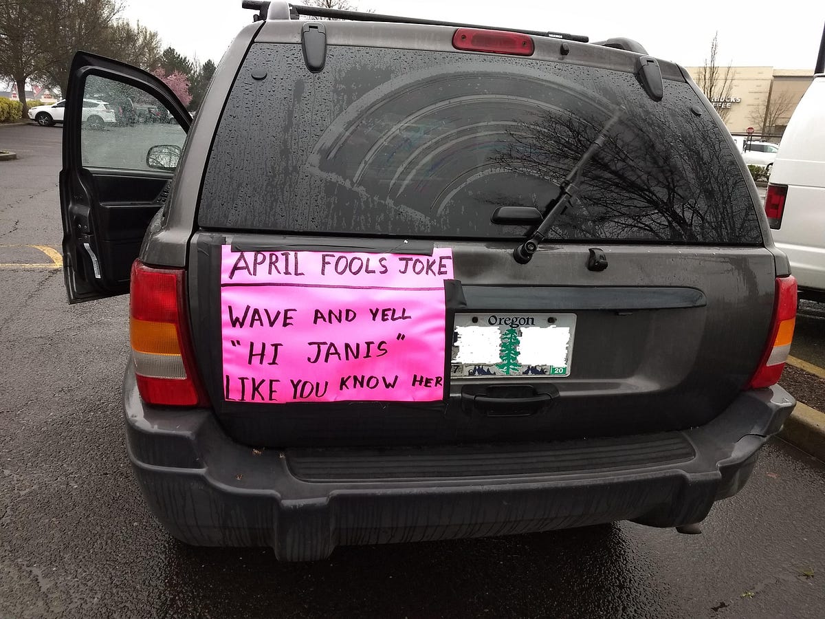 April Fools’ Day Continues — with Taily Day | by Janis Hunt Johnson ...