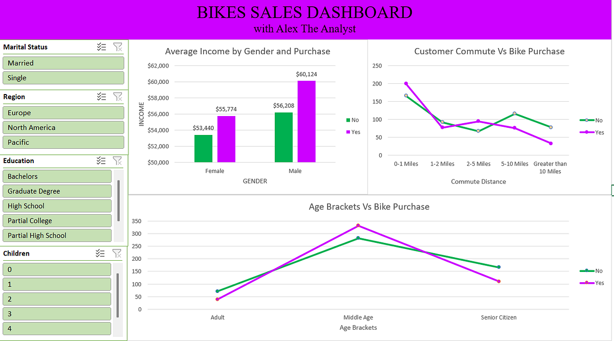 Exploring Bike Sales Data with Excel: A Beginner-Friendly Data Analysis Project | by Obi ...