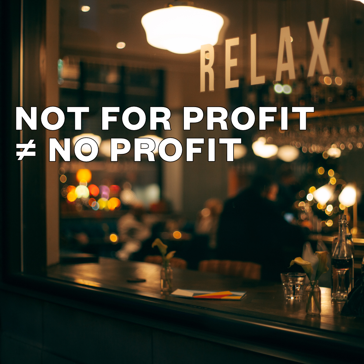 Not For Profit ≠ No Profit. If you believe in your cause then you… | by ...