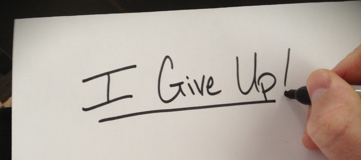 Why giving up is the BEST thing you can do. | by Gareth O' Neill | Medium