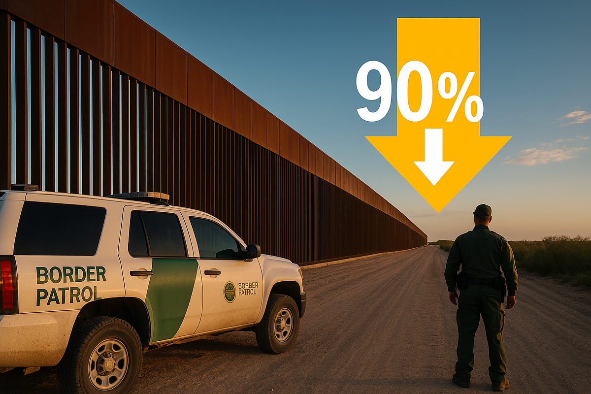 Trump Border Crackdown Cuts Illegal Crossings 90% | Medium