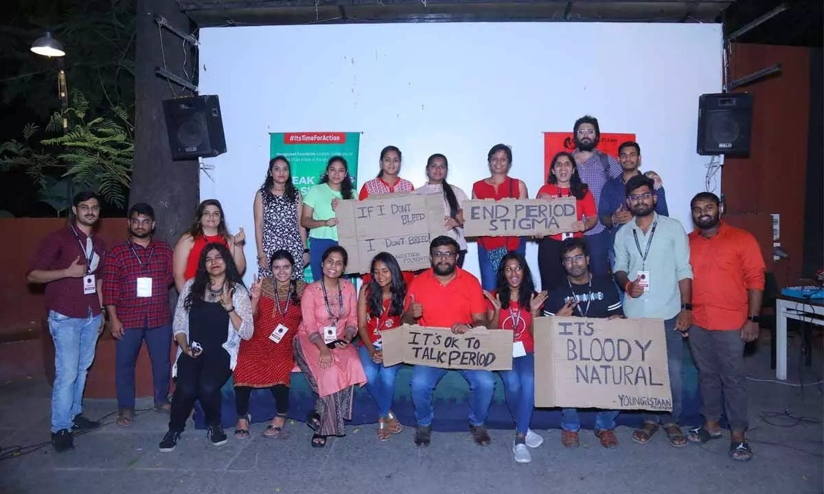 Hyderabad: Artistes come together to break silence around menstruation ...