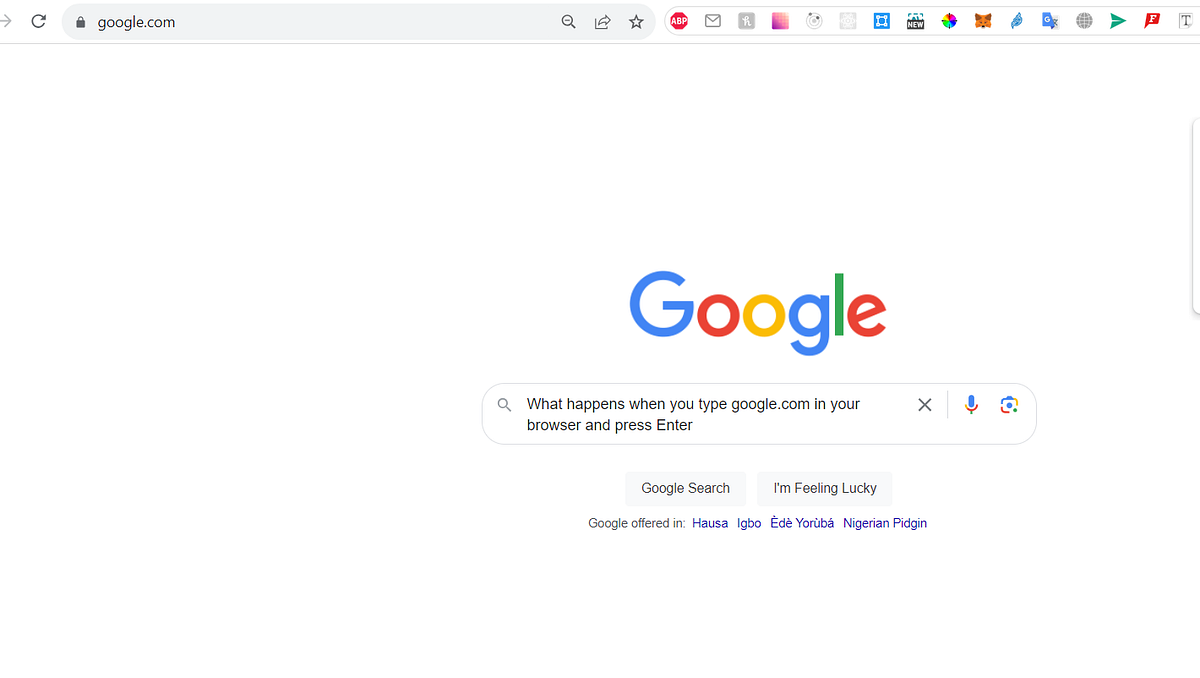 What happens when you type google.com in your browser and press Enter ...